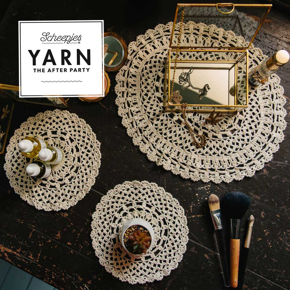 Dressing Table Set Crochet Pattern – Little Yarn Co